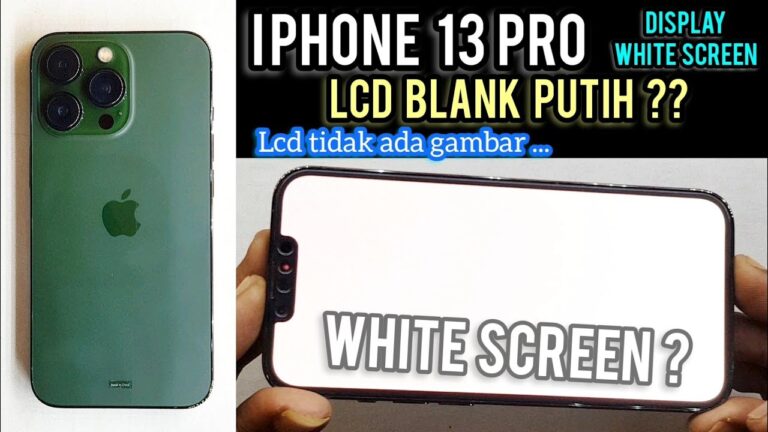 Tutorial Servis iPhone 13 Pro Max LCD Blank Putih: Panduan Lengkap dari ...